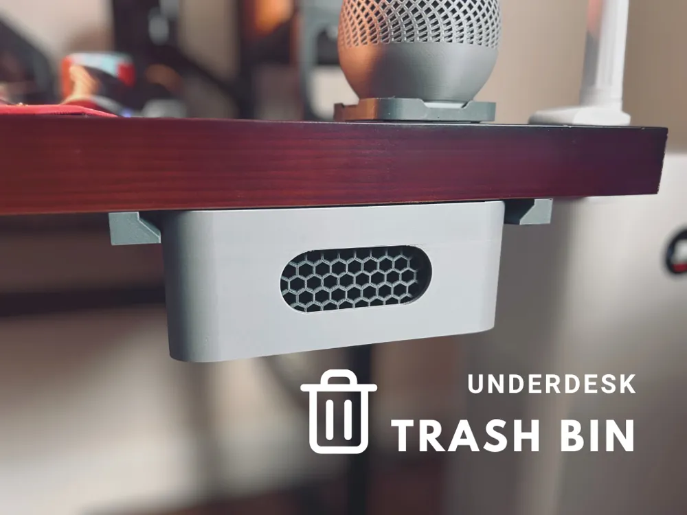 Under desk trash bin V2 by Jinx MakerWorld: Download Free 3D Models