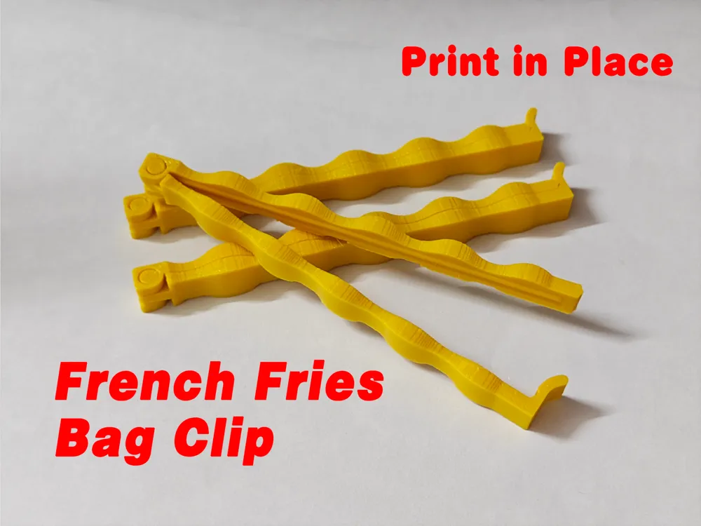 Bag Clip in French Fries Bag by 零号硬币 MakerWorld: Download Free 3D Models