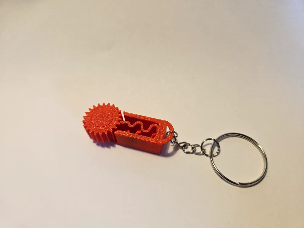 Better Clicker Keychain | Print in place | 15 min by Vostok Labs ...