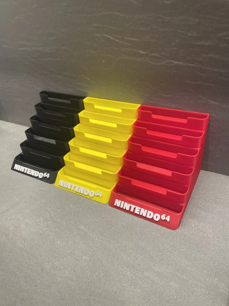 NO AMS Display for 6 Nintendo 64 N64 Games - Free 3D Print Model ...