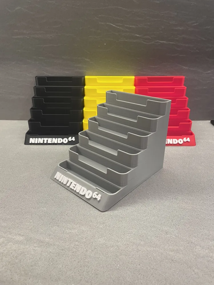 NO AMS Display for 6 Nintendo 64 N64 Games - Free 3D Print Model ...