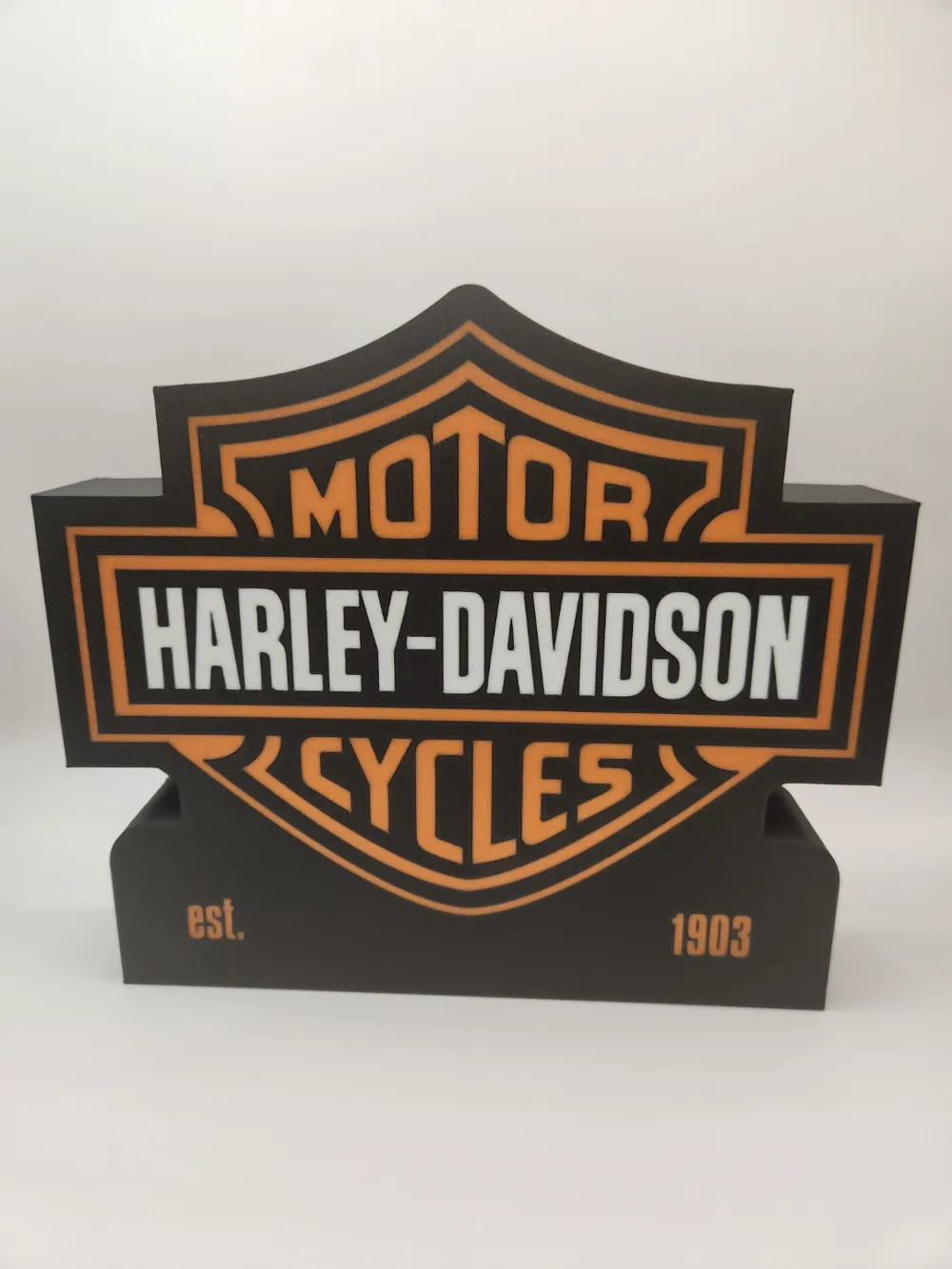 Harley Davidson LED Lightbox by MFDesigns3D - MakerWorld