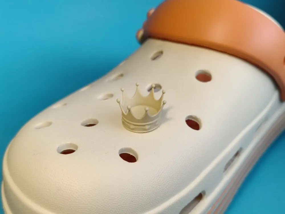 Crown croc charm (Jibbitz) by ThemeParkBoy MakerWorld: Download Free 3D ...