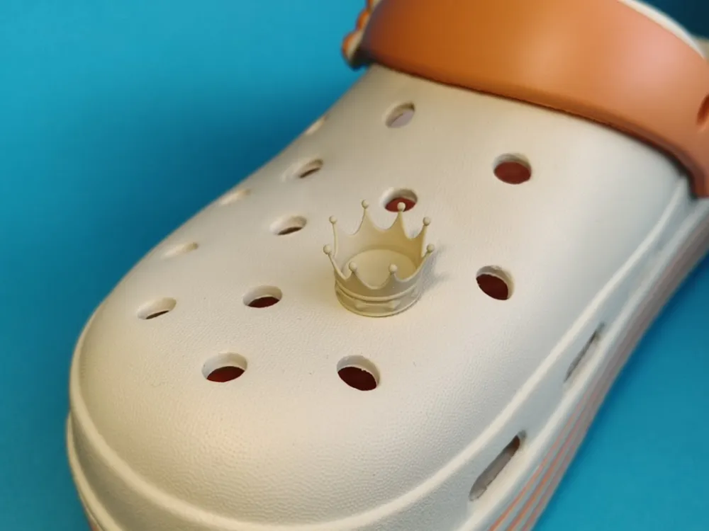 Crown croc charm (Jibbitz) by ThemeParkBoy MakerWorld: Download Free 3D ...
