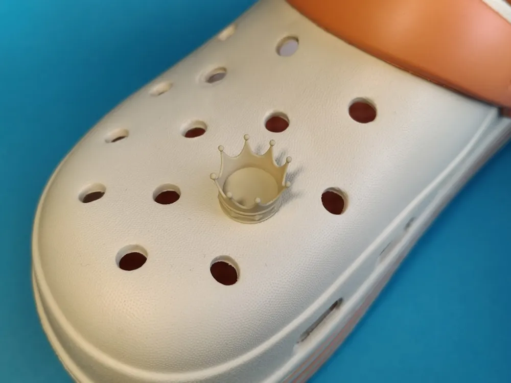 Crown croc charm (Jibbitz) by ThemeParkBoy MakerWorld: Download Free 3D ...