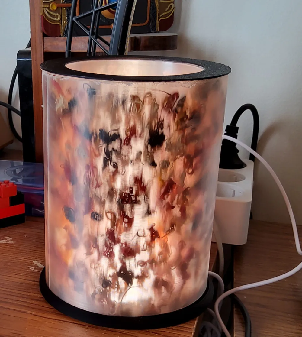 Lamp with poops (recycle poops) poops art ,kit 001 by Mimi home ...