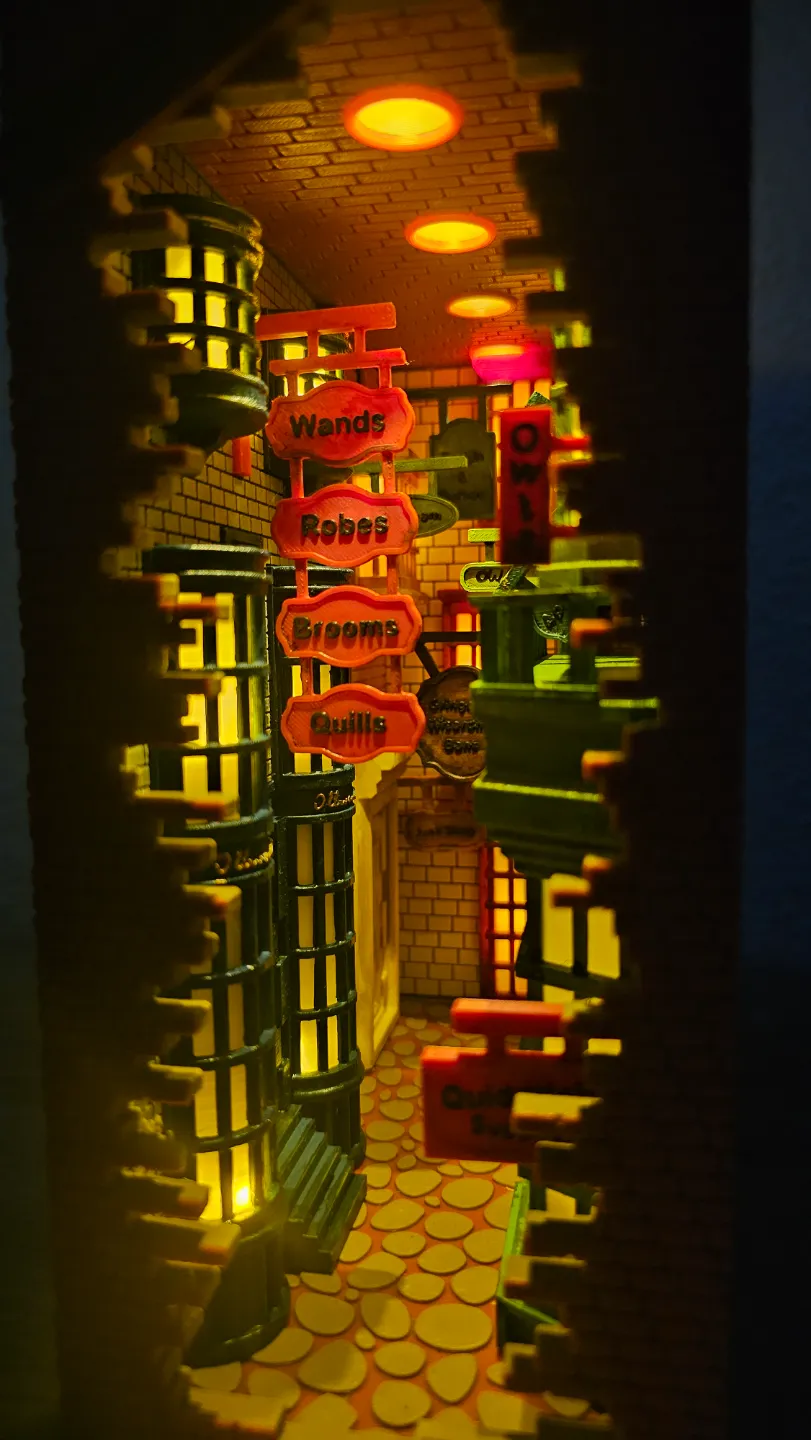 BookNook - Diagon-Gasse Version 1 von FallenAngel - MakerWorld