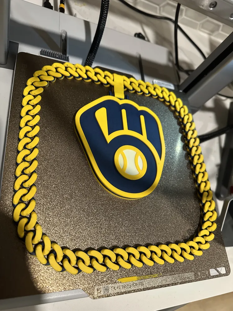 Milwaukee Brewers Chain by Sgambaro MakerWorld: Download Free 3D Models