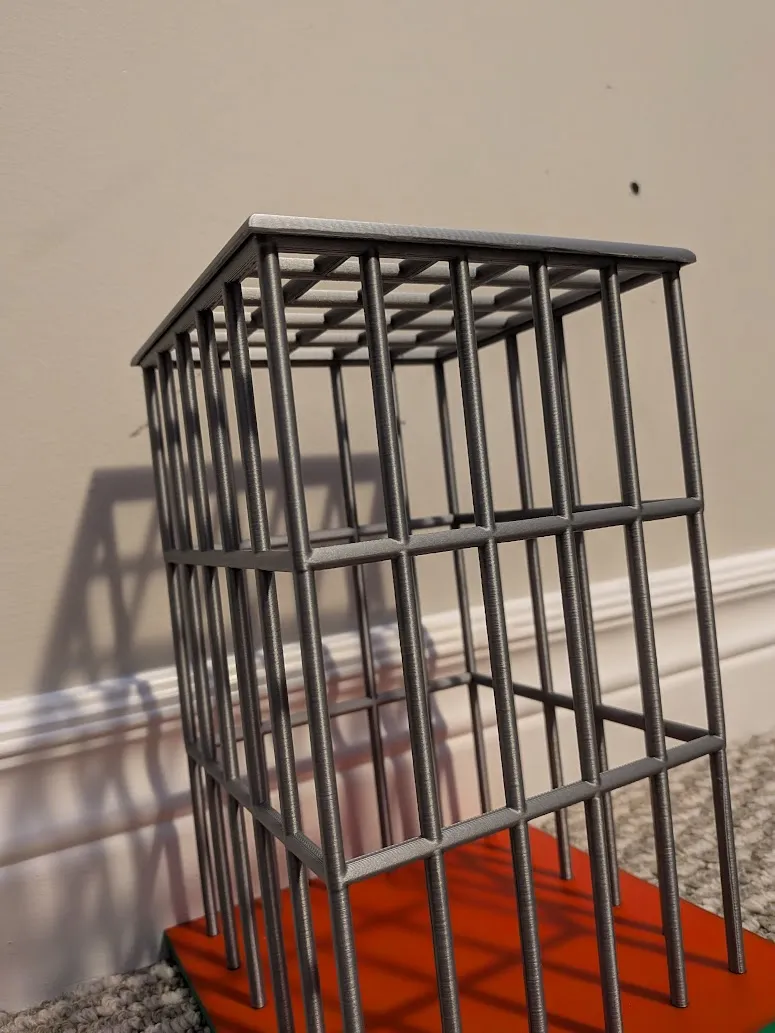 Version 2- Elf on the shelf prison/jail cell - Free 3D Print Model ...