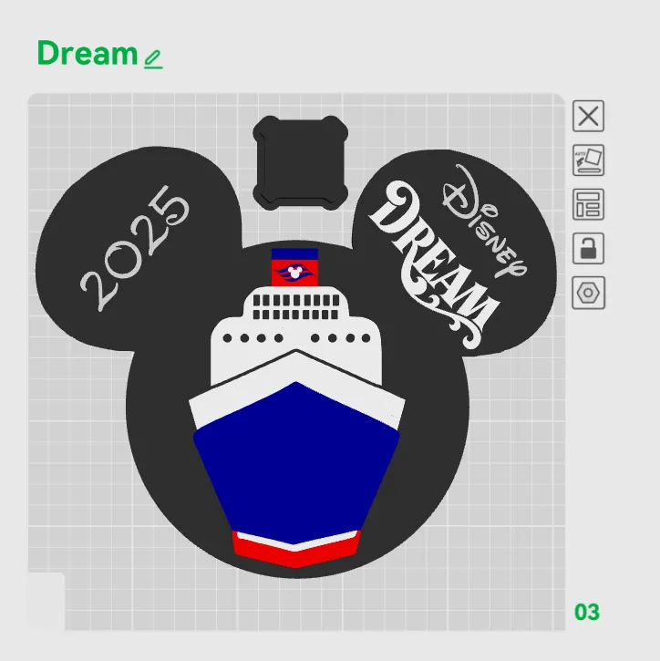 Disney Cruise Magnetic Signs - Added all ships - Free 3D Print Model ...