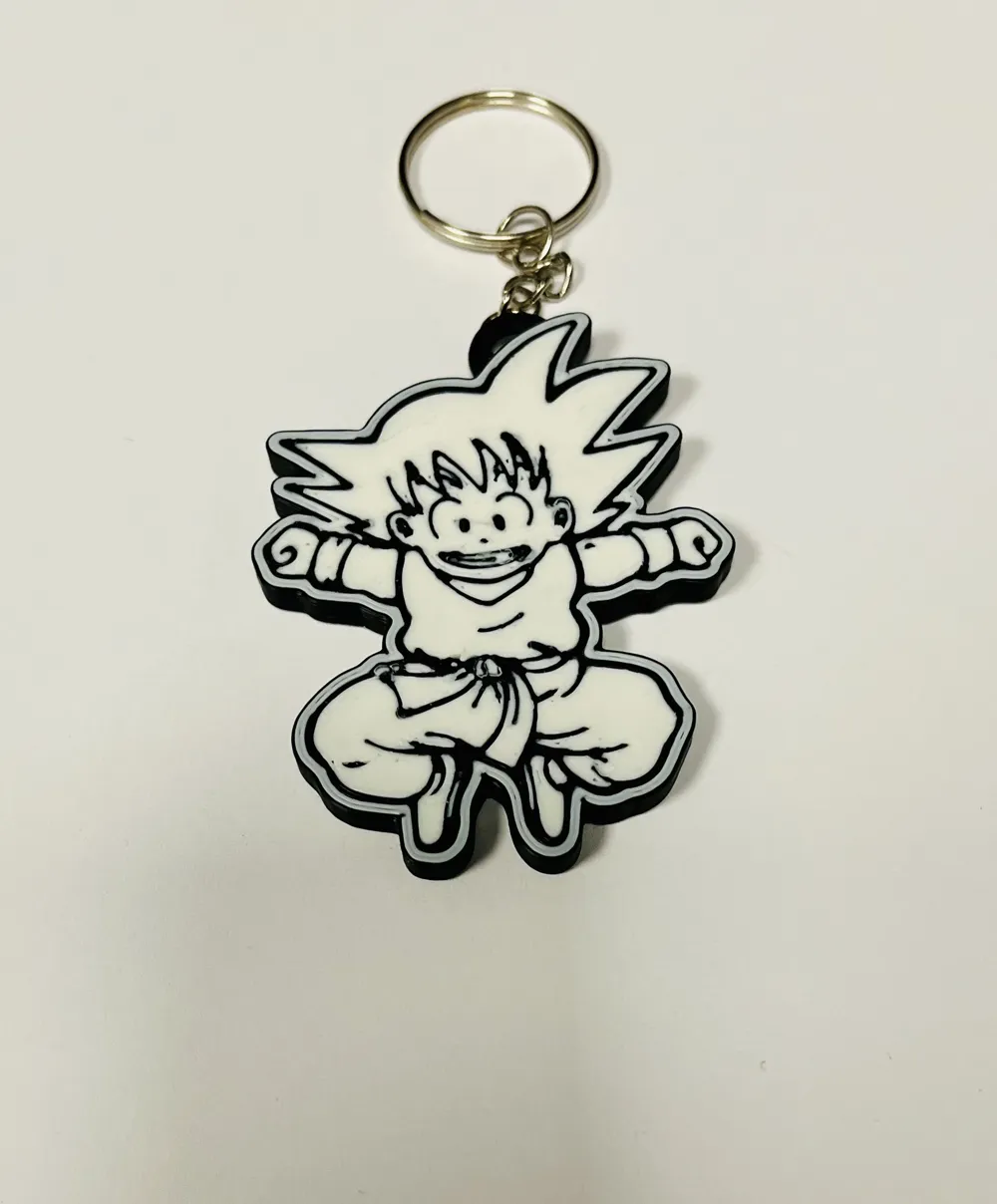 goku keychain - Free 3D Print Model - MakerWorld