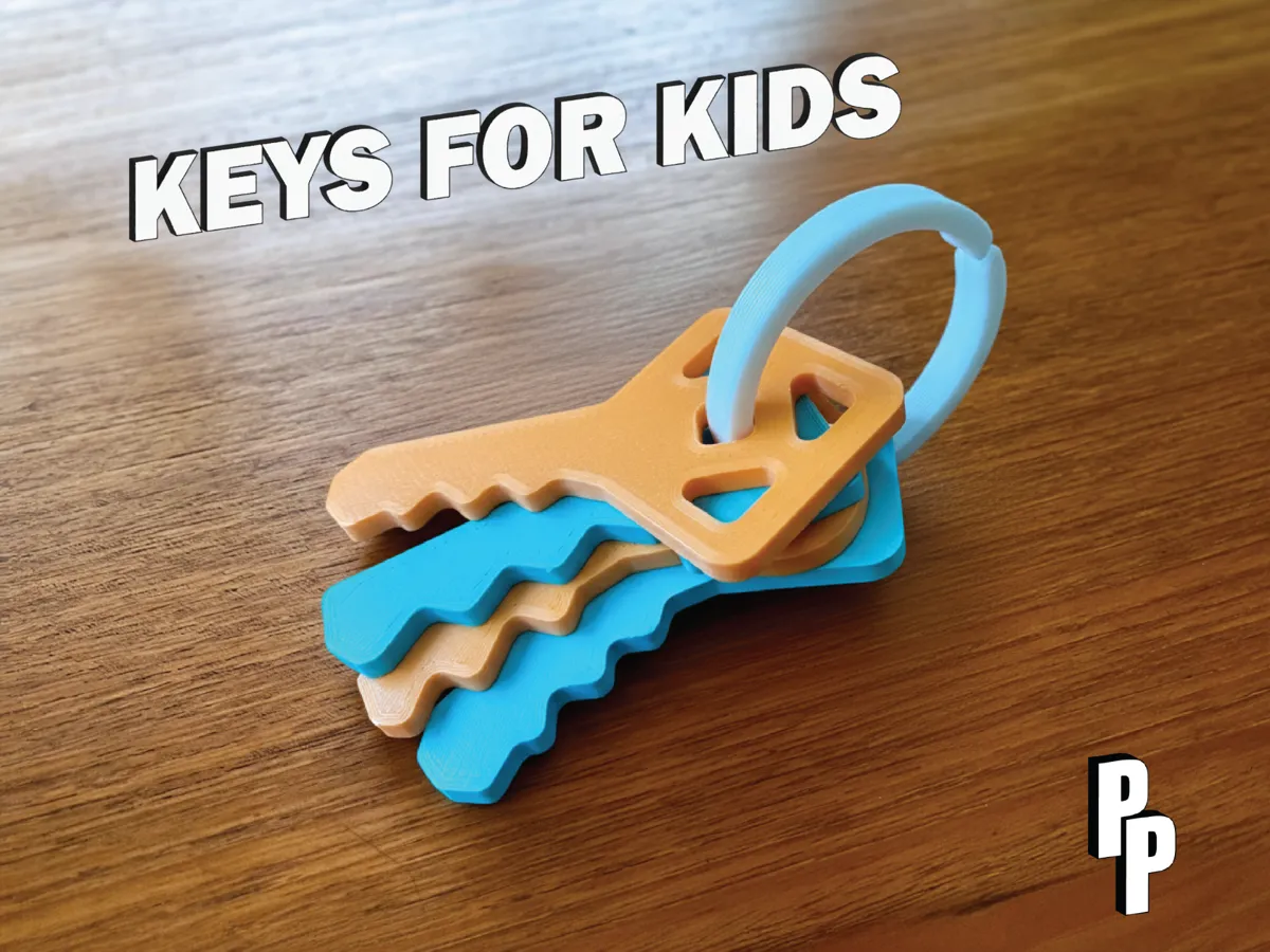 Keys for Kids - Free 3D Print Model - MakerWorld