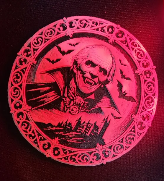 Vampire Dracula Coaster by Ferculorum - MakerWorld