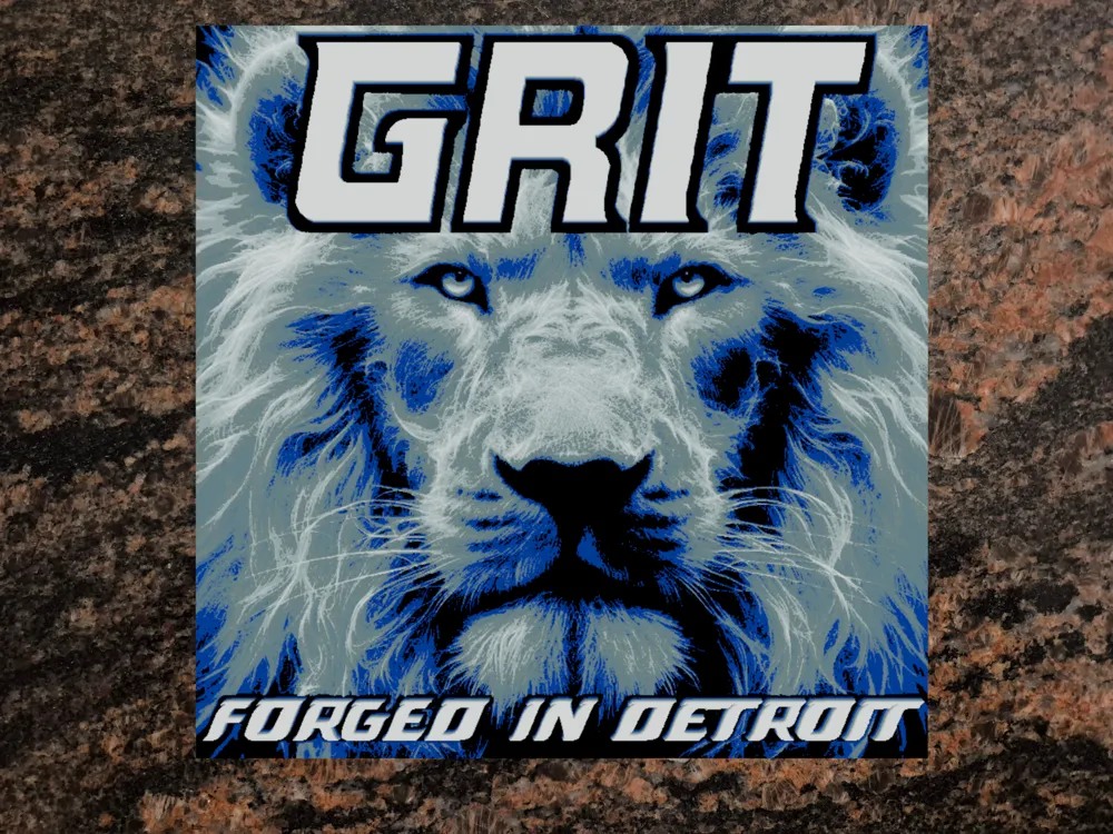 Detroit Lions Grit - Forged in Detroit - Hueforge by Monkey Brains ...
