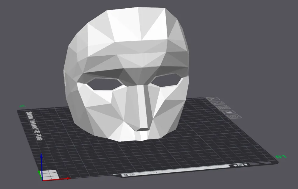 Squid Game - Front Man Mask - Half - Free Mouth Remixed by fried_fry ...