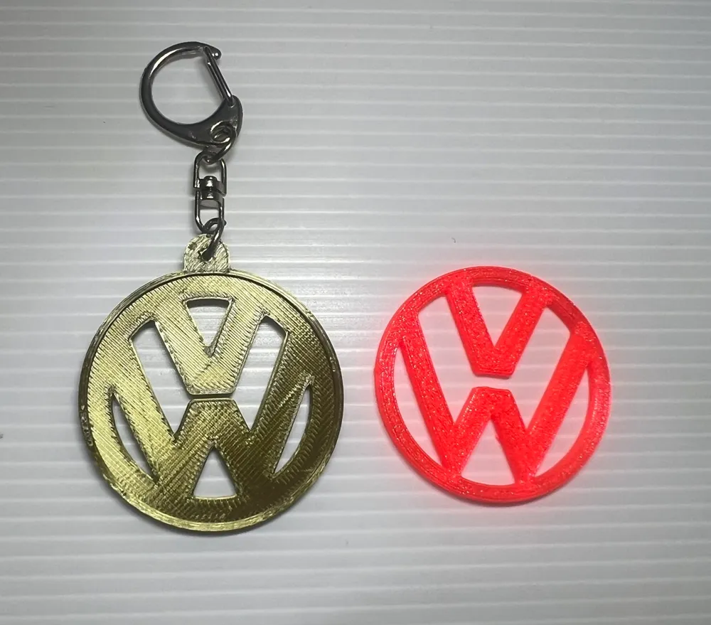 Volkswagen logo keychain by ricky - MakerWorld