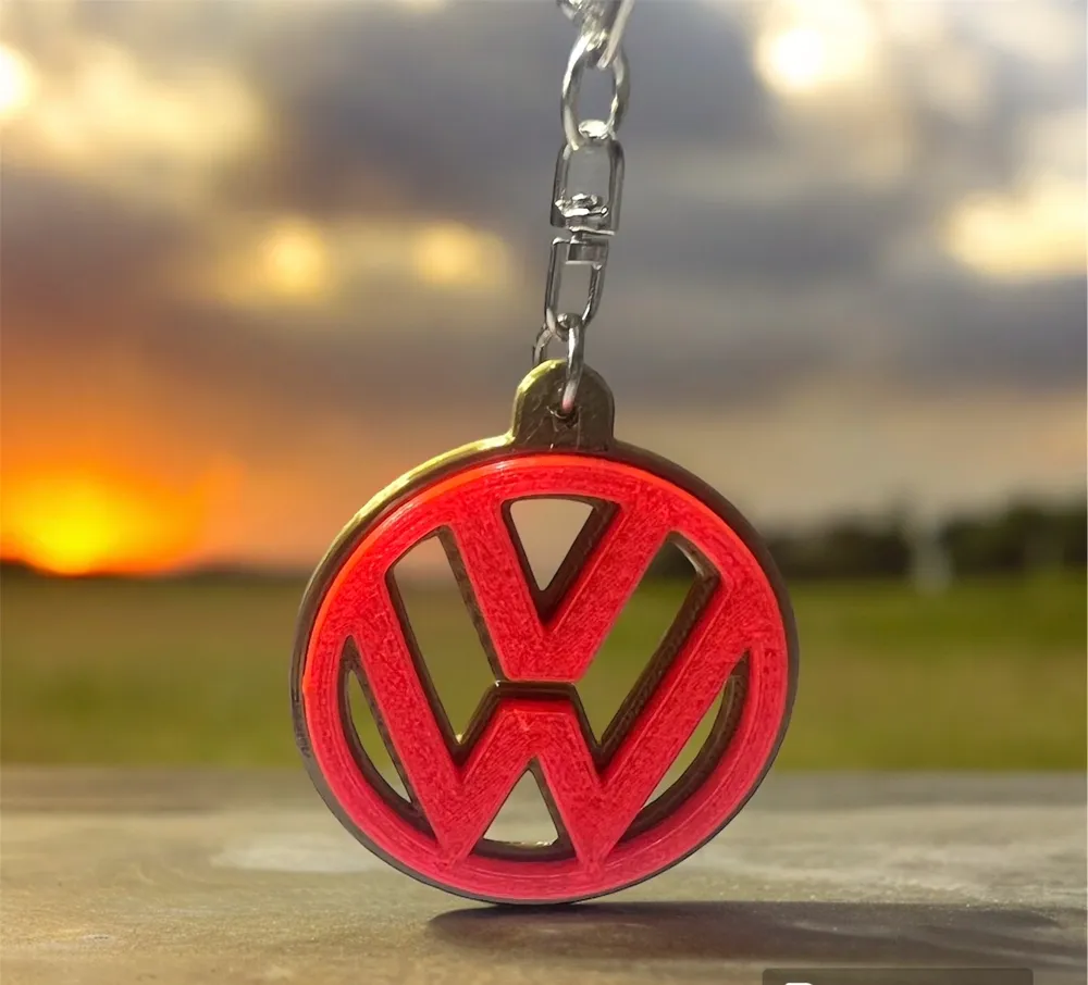Volkswagen logo keychain by ricky - MakerWorld