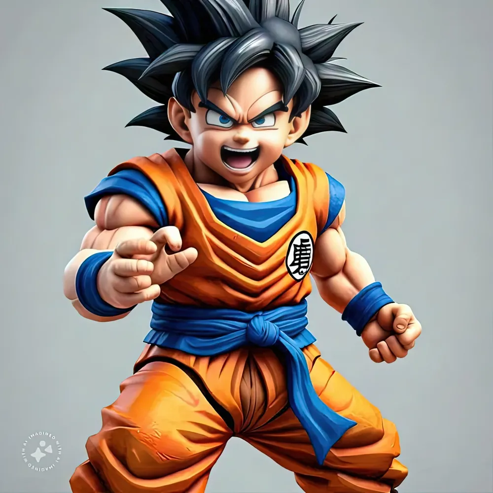 Goku AI Hueforge by davinchi20 - MakerWorld