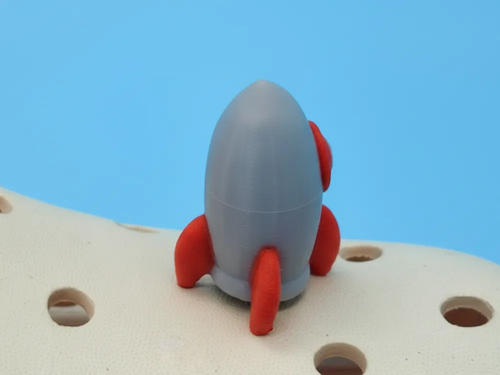 Rocket croc charm (Jibbitz) - Free 3D Print Model - MakerWorld