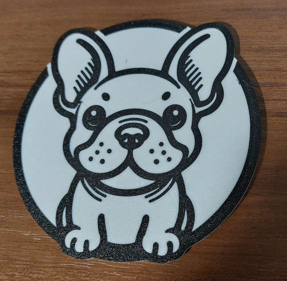 French Bulldog coaster by CustomCreations - MakerWorld