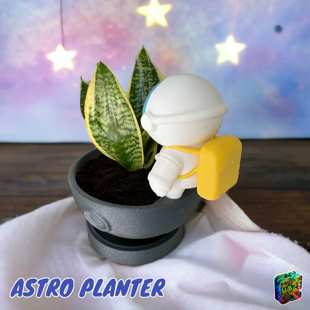 Astro Planter by The Maze Printer - MakerWorld