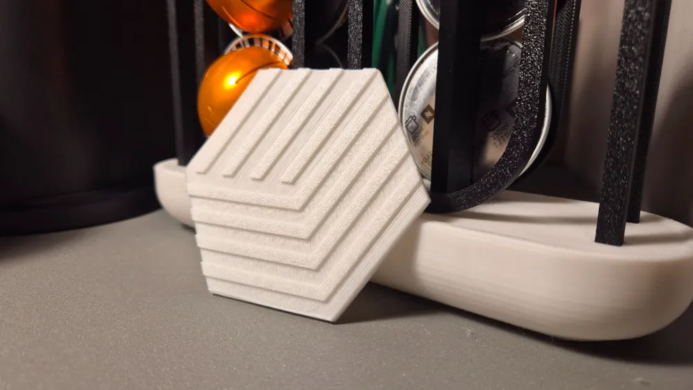 Modern Hexagon Coffee Coaster by Meesie293 - MakerWorld