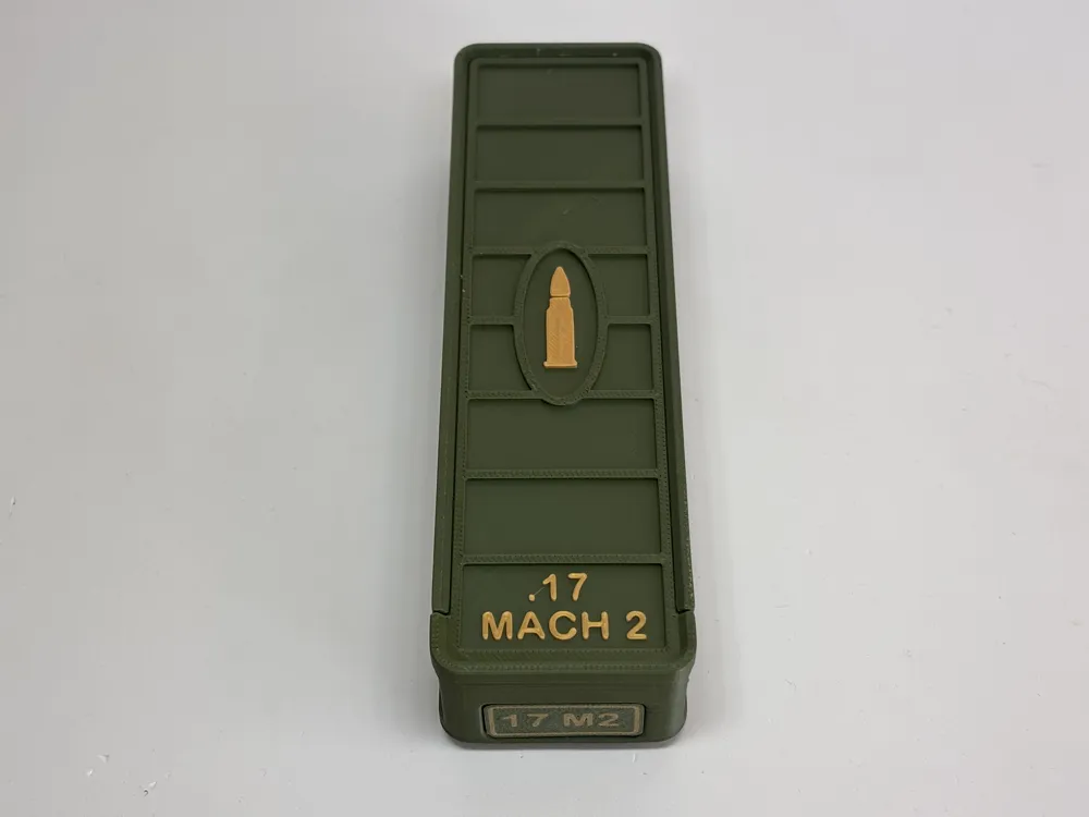 Ammo Storage Box .17 MACH 2 - 100 Rounds - Free 3D Print Model - MakerWorld