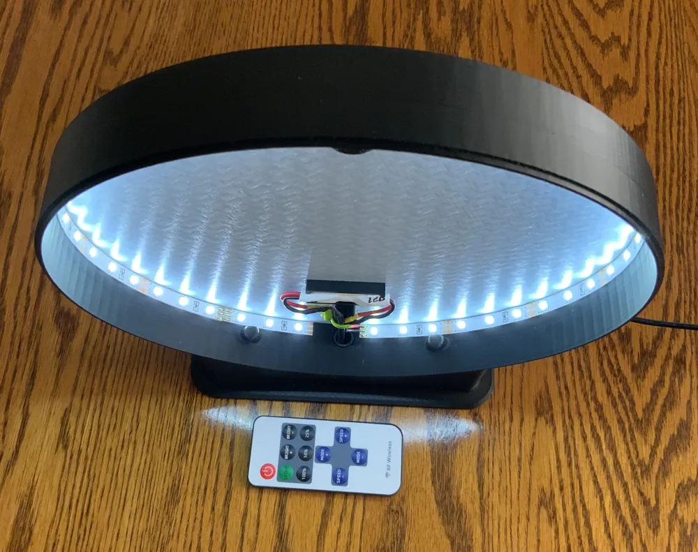 240mm Lightbox Back and Stand for MZIP Lightboxes - Free 3D Print Model ...