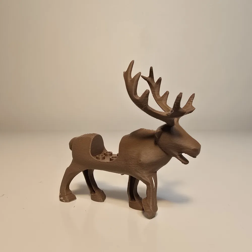 Brick Reindeer "Sven" - Free 3D Print Model - MakerWorld