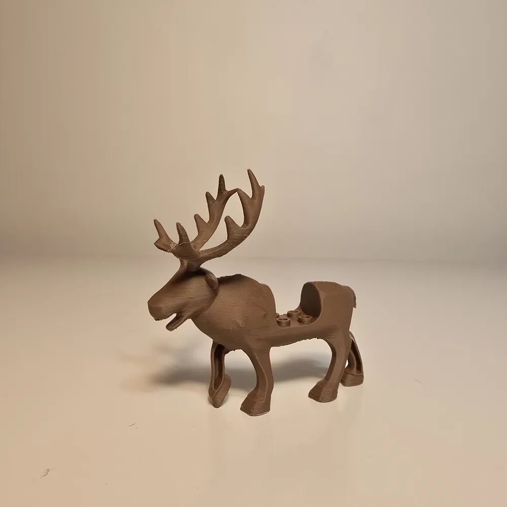 Brick Reindeer "Sven" - Free 3D Print Model - MakerWorld
