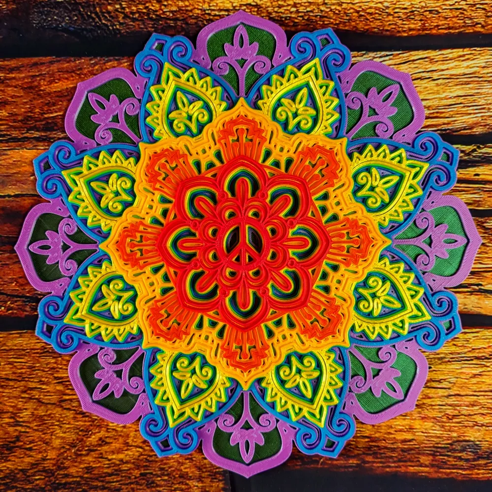 Mandala 3 - Free 3D Print Model - MakerWorld