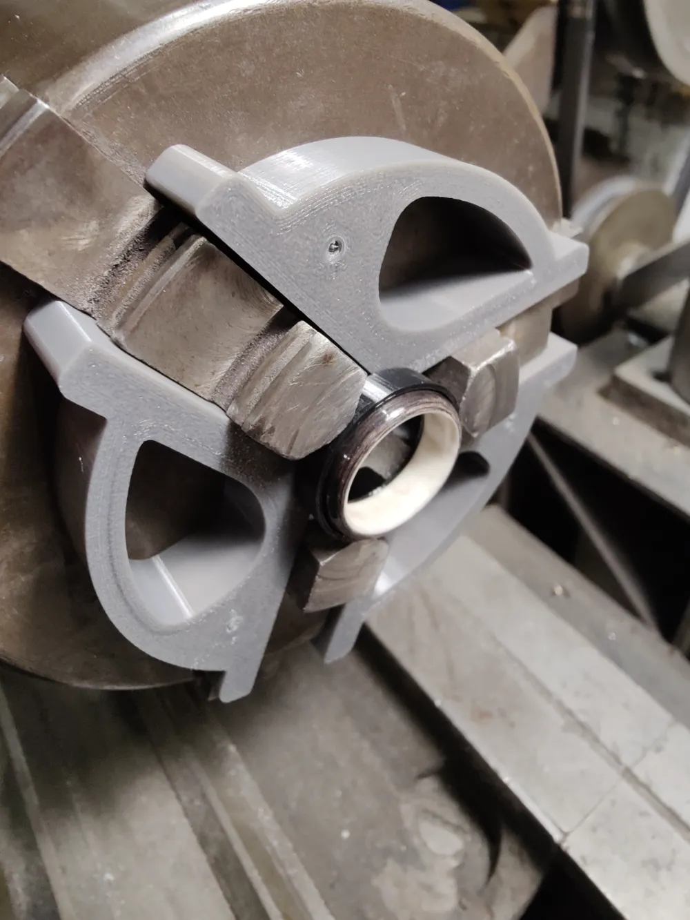 Lathe spacer, spider for 130mm chuck by Ravnoposeven - MakerWorld