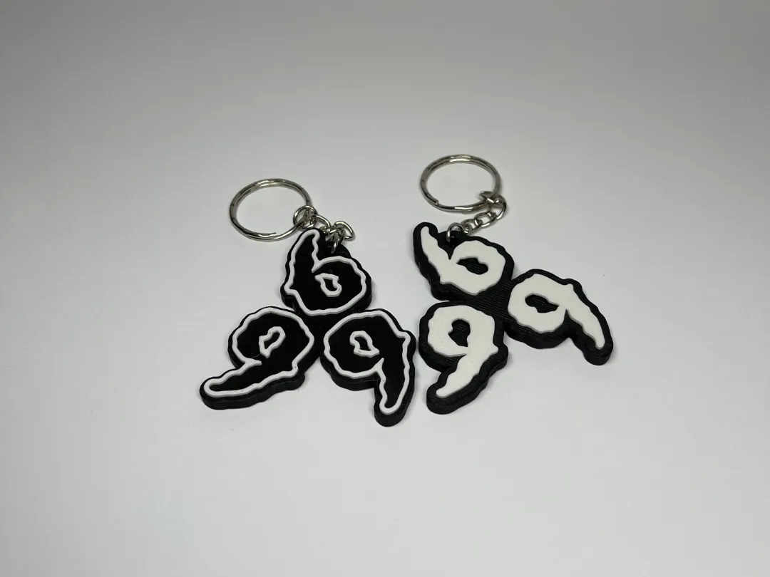 999 Keychain - Free 3D Print Model - MakerWorld