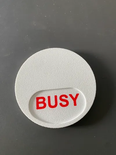 Available/ Busy Office Status Sign by Tridense - MakerWorld