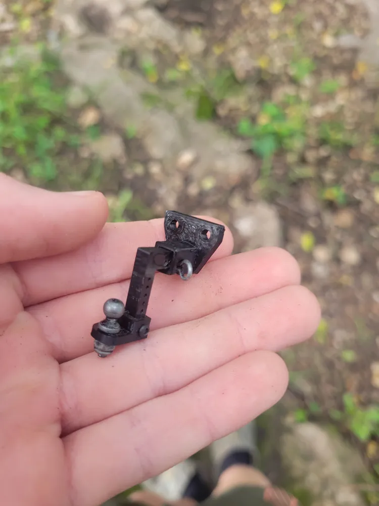 Trx4m fully adjustable drop hitch - Free 3D Print Model - MakerWorld