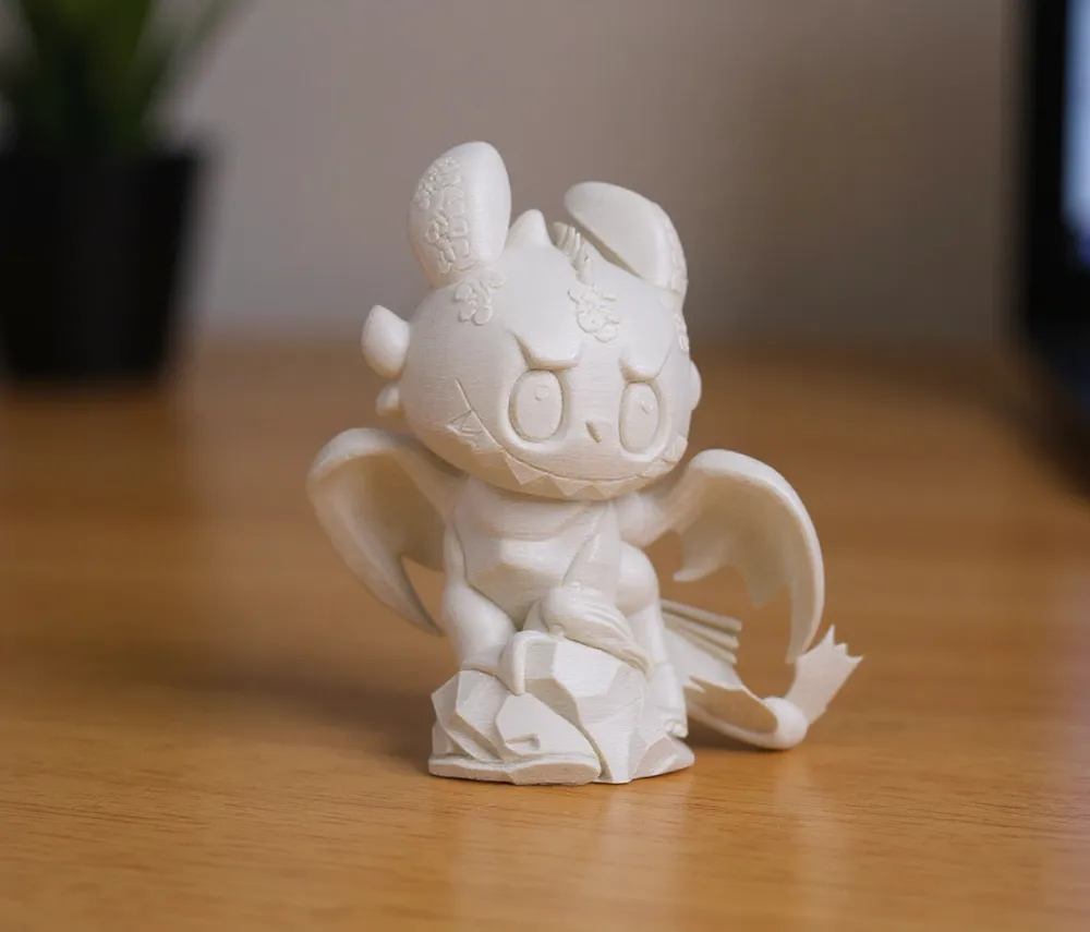 Labubu Black Fury Dragon 3D Model - Free 3D Print Model - MakerWorld
