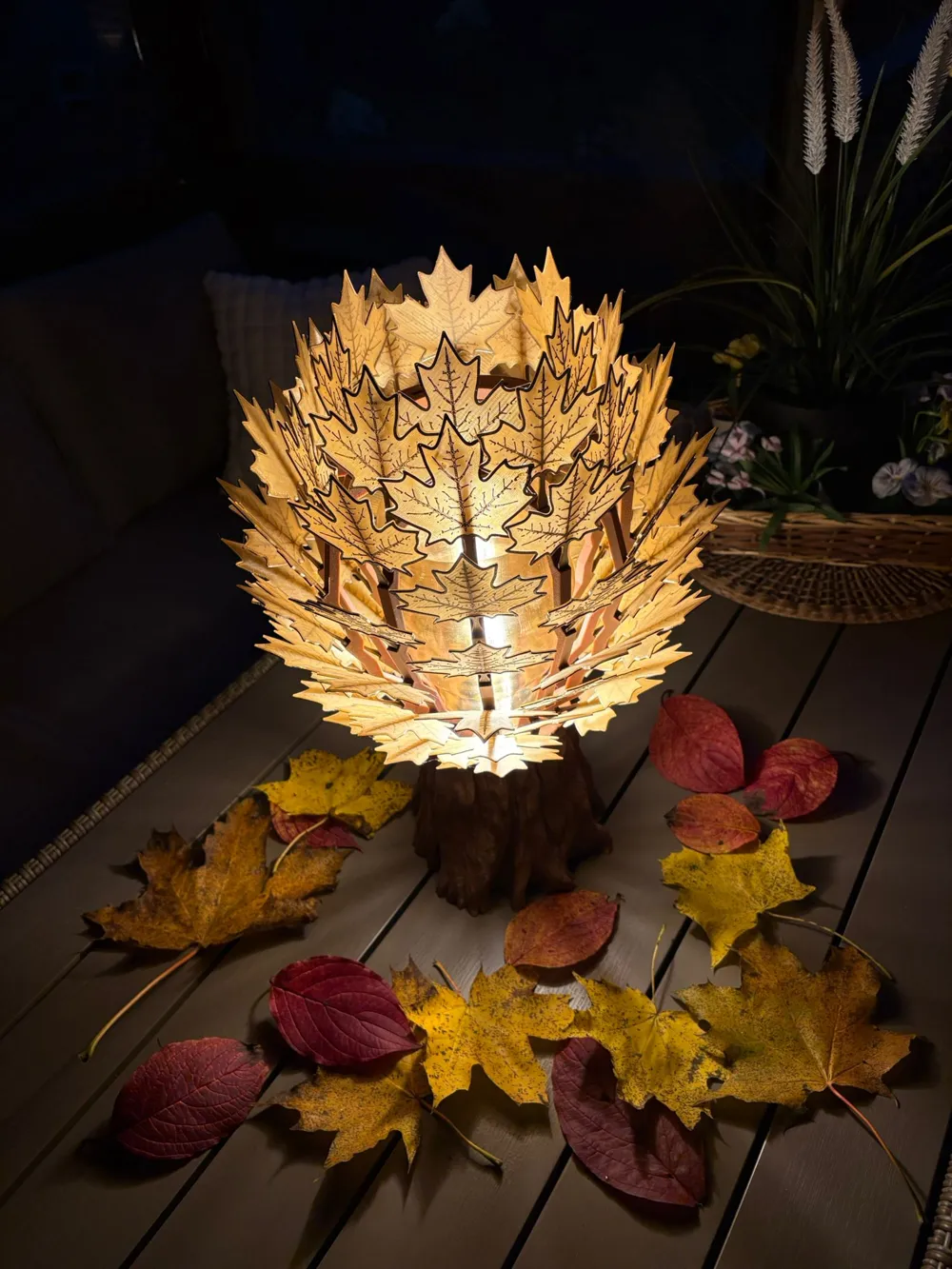 Autumn Aura Lamp - Free 3D Print Model - MakerWorld