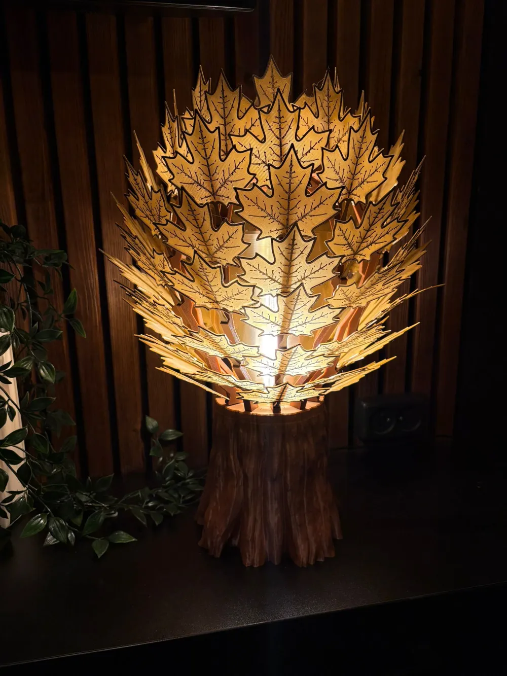 Autumn Aura Lamp - Free 3D Print Model - MakerWorld