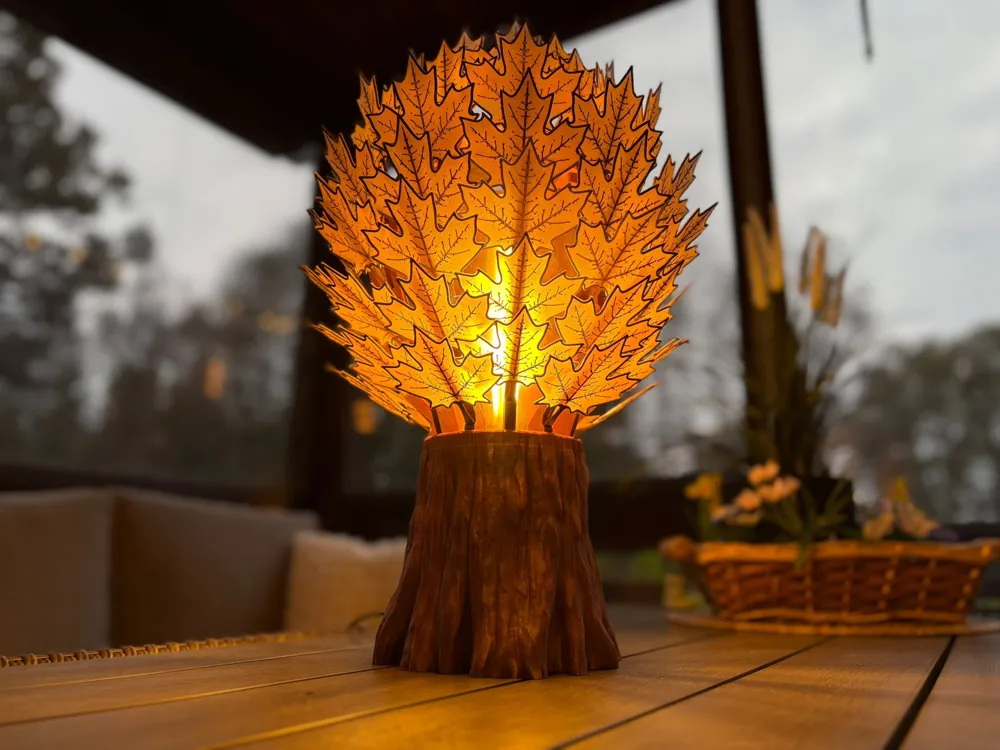 Autumn Aura Lamp - Free 3D Print Model - MakerWorld