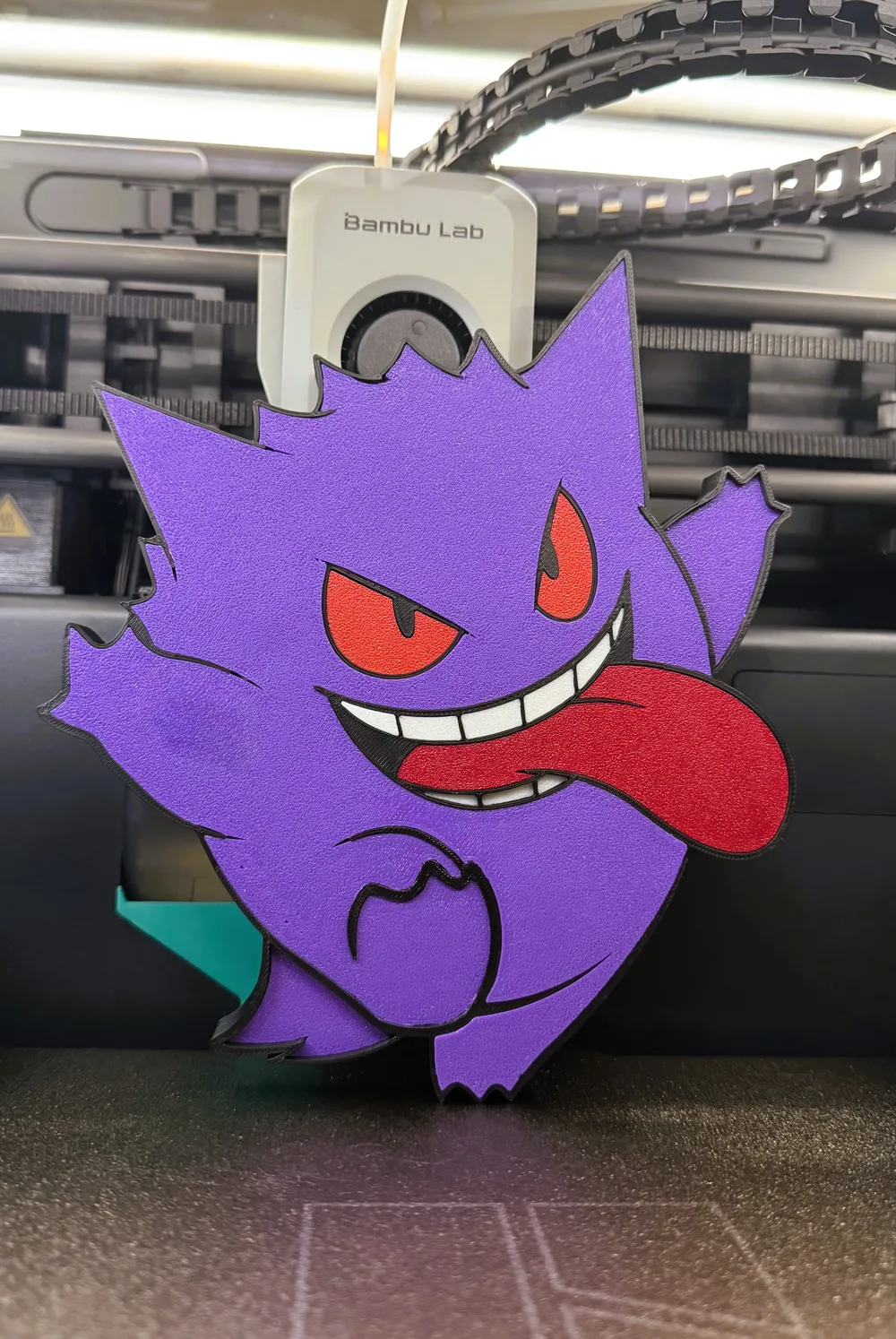 Gengar Wall Art (NO AMS-Multipart) by ItsBryy3D MakerWorld: Download ...