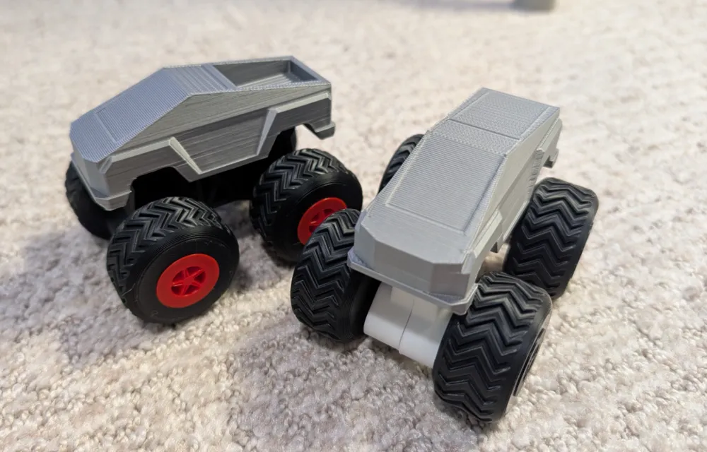 Cybertruck Monster Truck Remixed by awillkom MakerWorld: Download Free ...