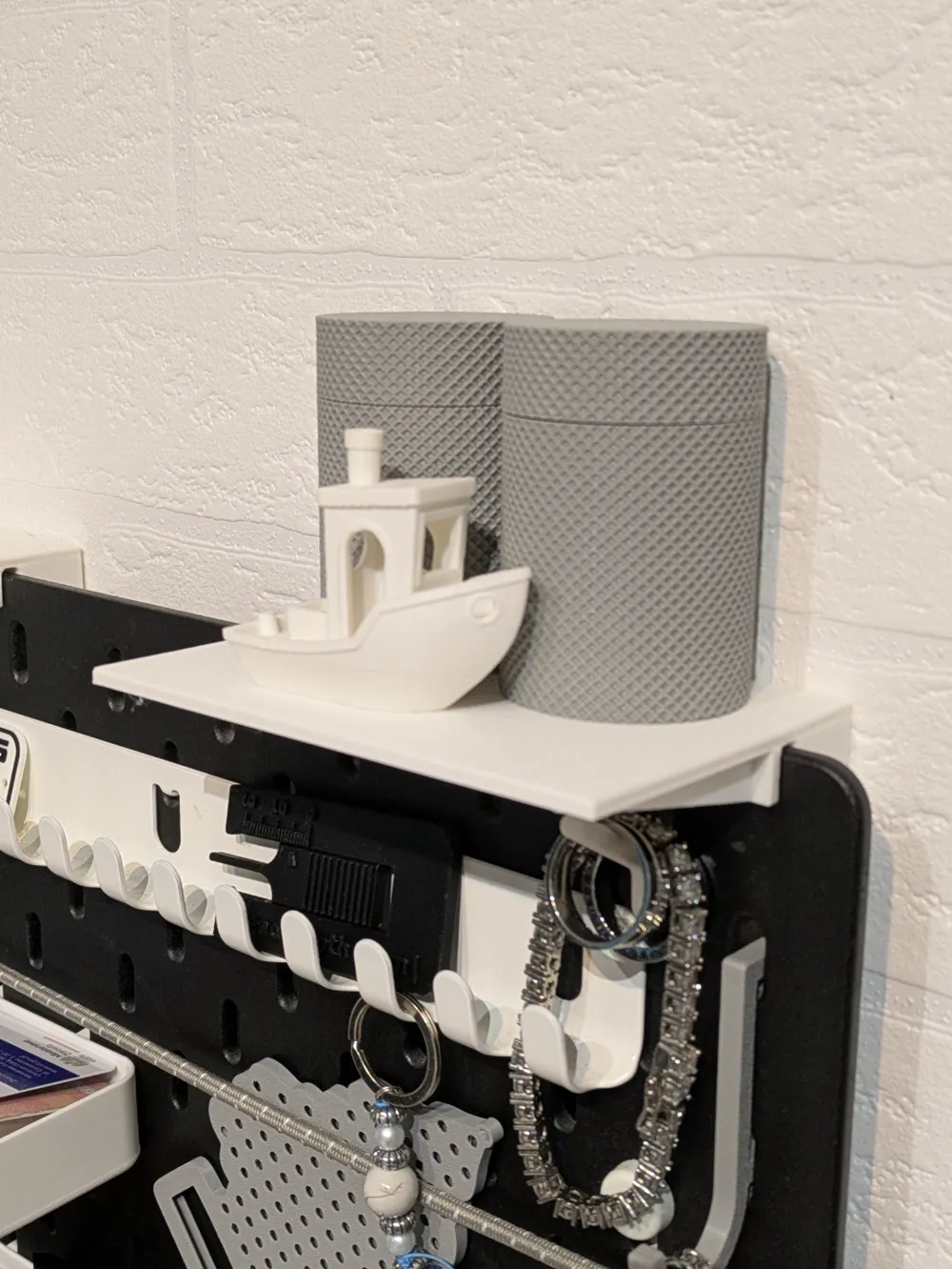 IKEA SKADIS clip-on shelf, SKÅDIS pegboard by kaflex - MakerWorld