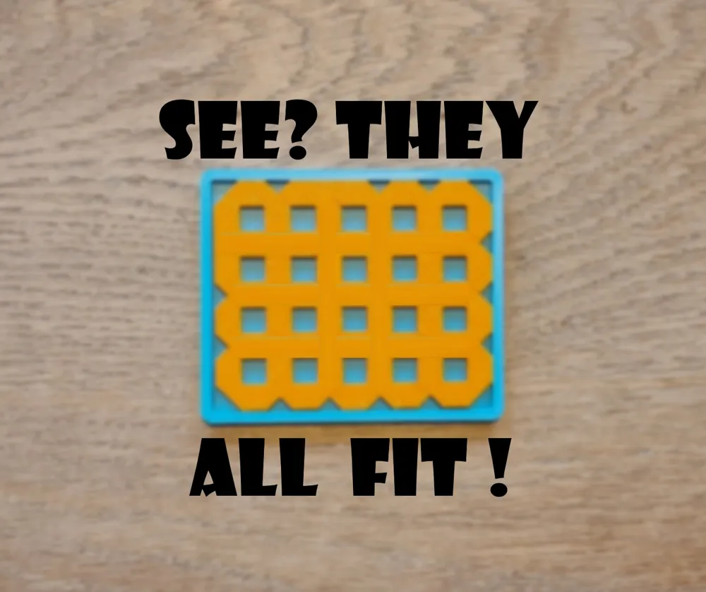 Numbers Puzzle 2 - No AMS needed, 1 hour print - Free 3D Print Model ...