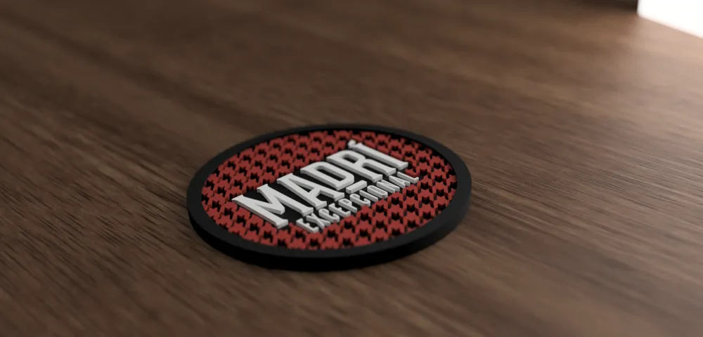 Madri Excepcional Untersetzer mit passendem Etui – Kostenloses 3D ...