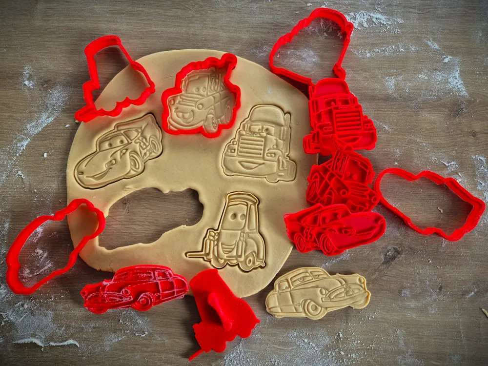 Cars Characters Cookie Cutters - Free 3D Print Model - MakerWorld