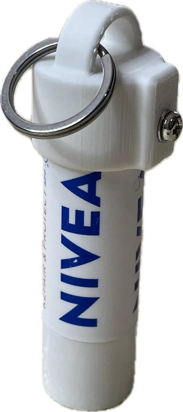 Chapstick keyring adapter by opeik - MakerWorld