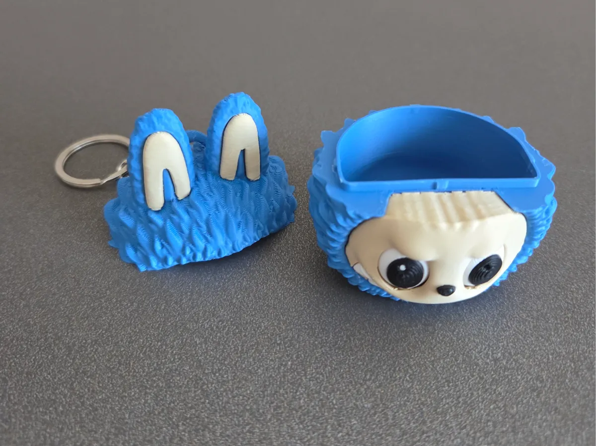Lab. Modular Keychain - with Container - Free 3D Print Model - MakerWorld