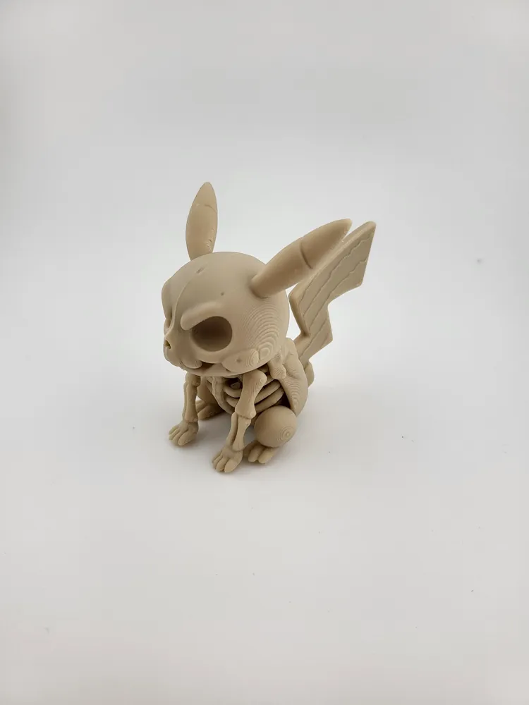 Pikachu Skeleton Stylized Figure Pokémon fan art by Mad power ...
