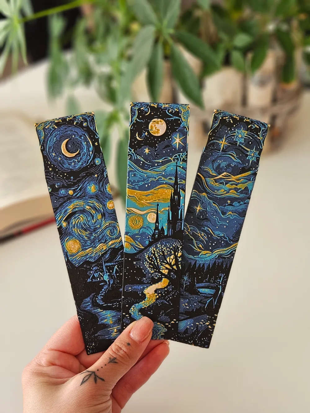 Starry Night Dreams (2) - Bookmarks Set by C3D - MakerWorld