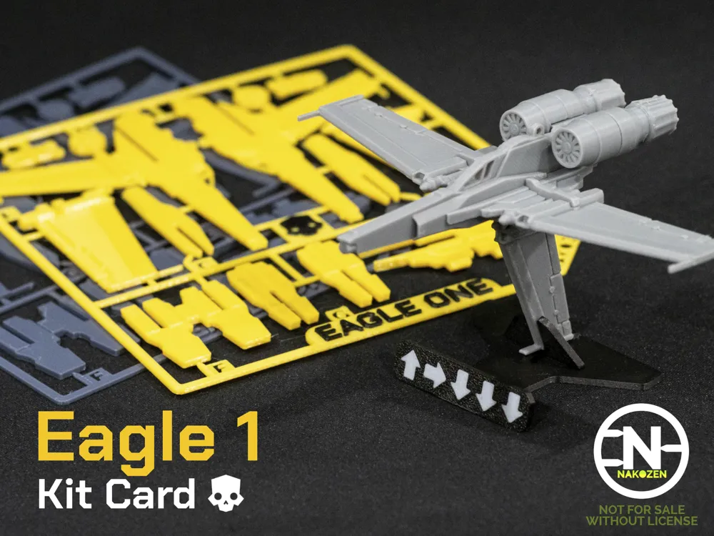 Helldivers 2 Eagle 1 Kit card by Nakozen MakerWorld: Download Free 3D ...